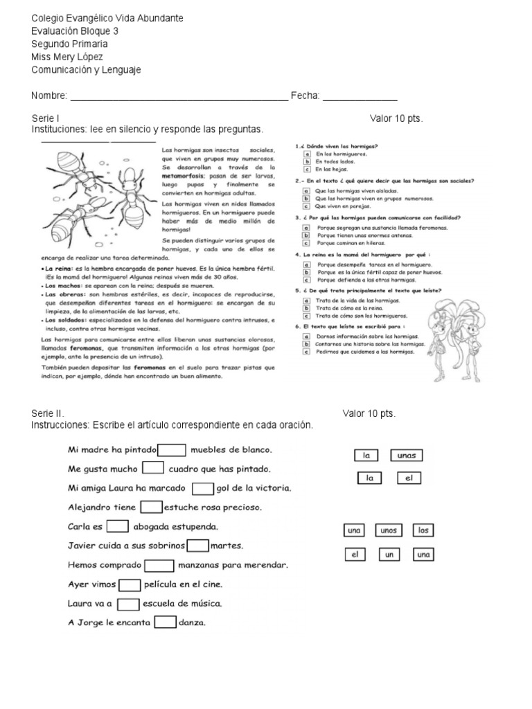 Examen Comunicación Pdf