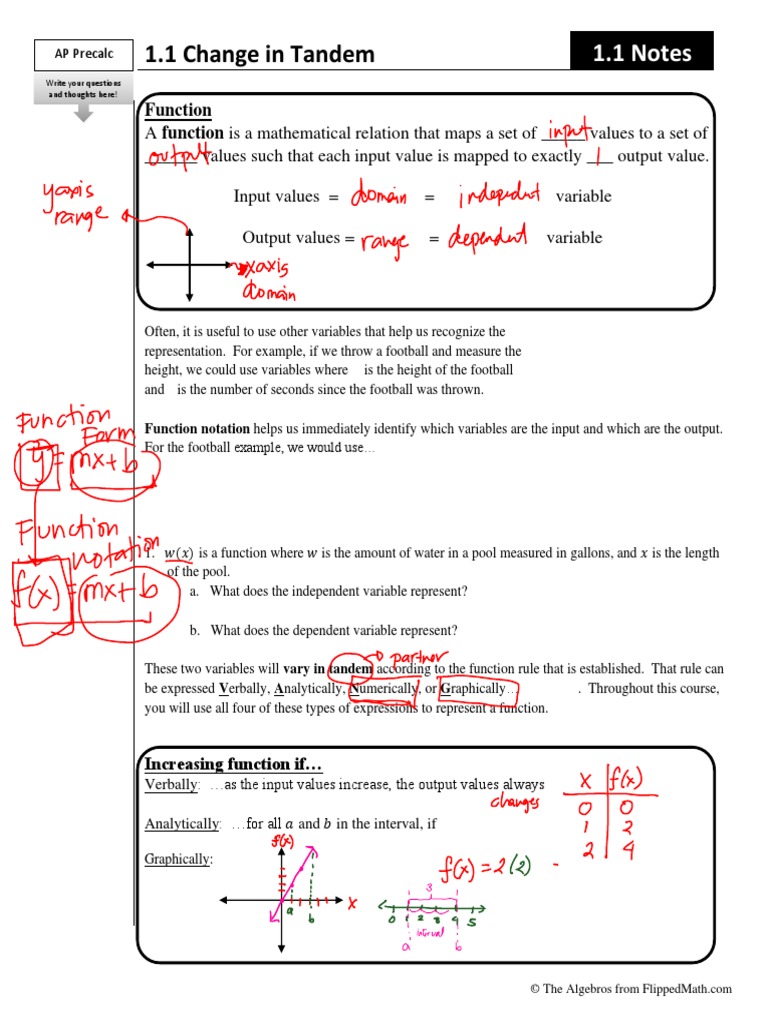 Kami Export - Appc - 1.1 - Packet | PDF | Function (Mathematics ...
