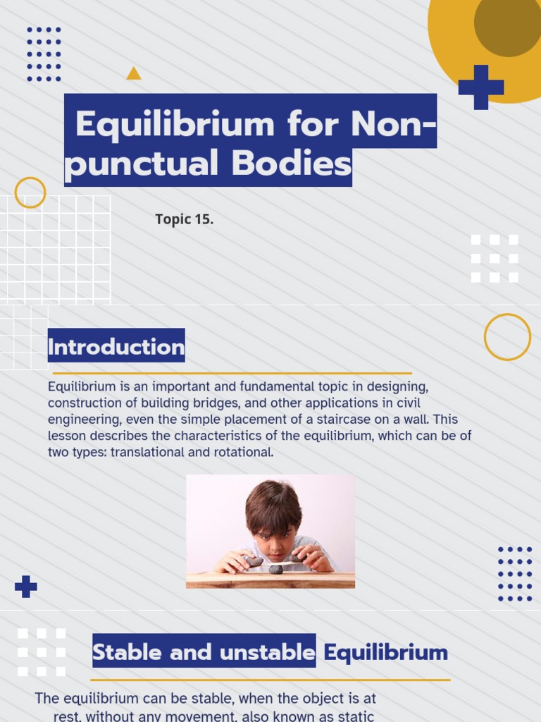 Topic 15. Equilibrium For Non-Punctual Bodies | PDF | Teaching Methods ...