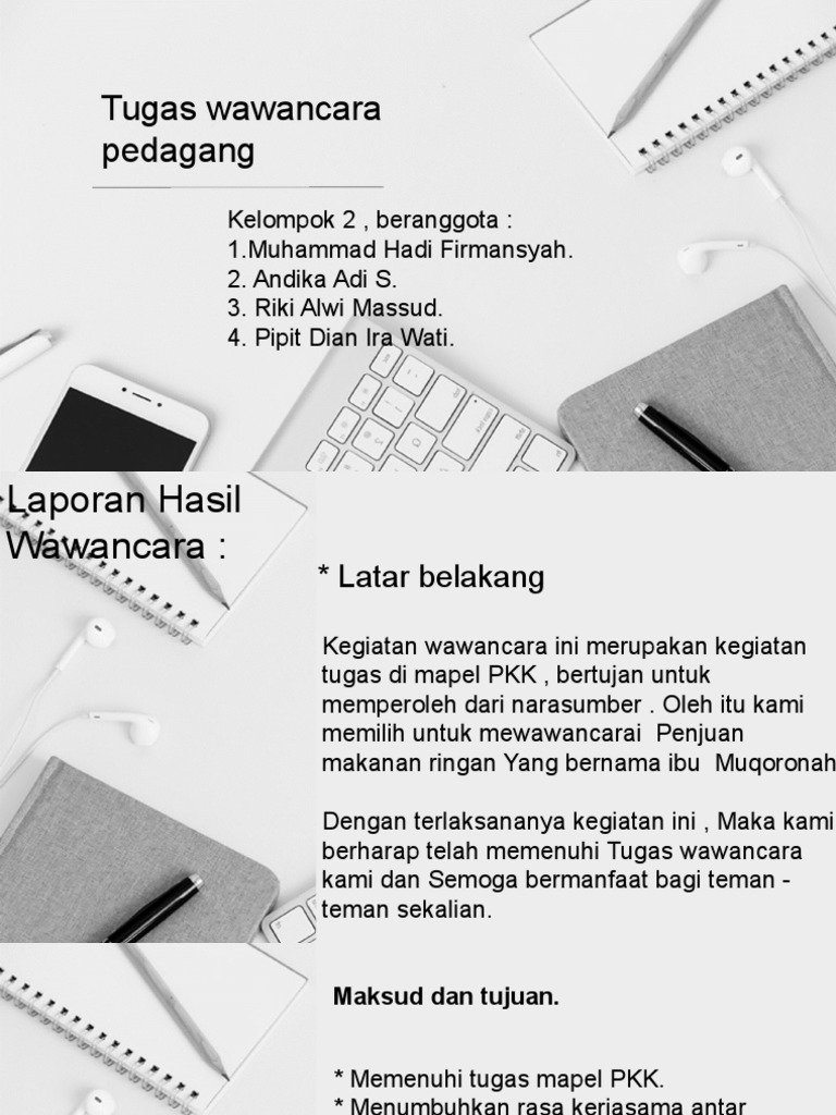 Tugas Wawancara WPS Office 1 | PDF