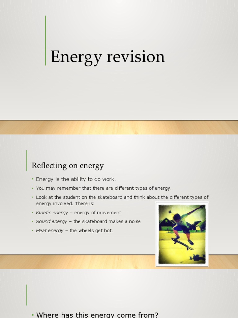 Energy Transformations | PDF | Teaching Methods & Materials ...