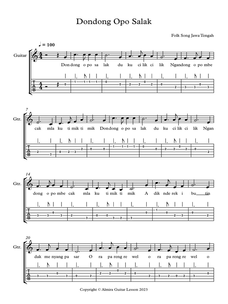 Dondong Opo Salak | PDF