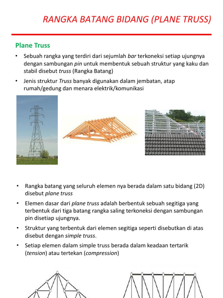 Rangka Batang Sederhana | PDF