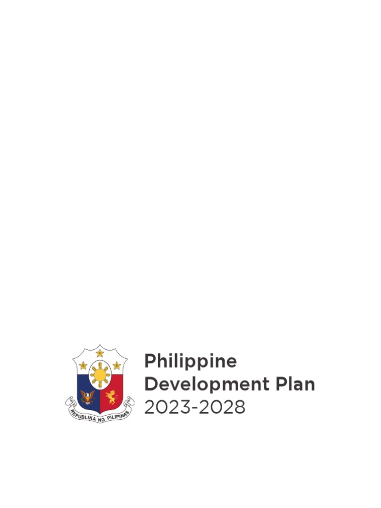 Philippine Development Plan 2023 2028 With Link | PDF | Climate Resilience | Governance