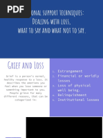 Grief Psychoeducation Guide for Therapists | PDF | Grief | Major ...