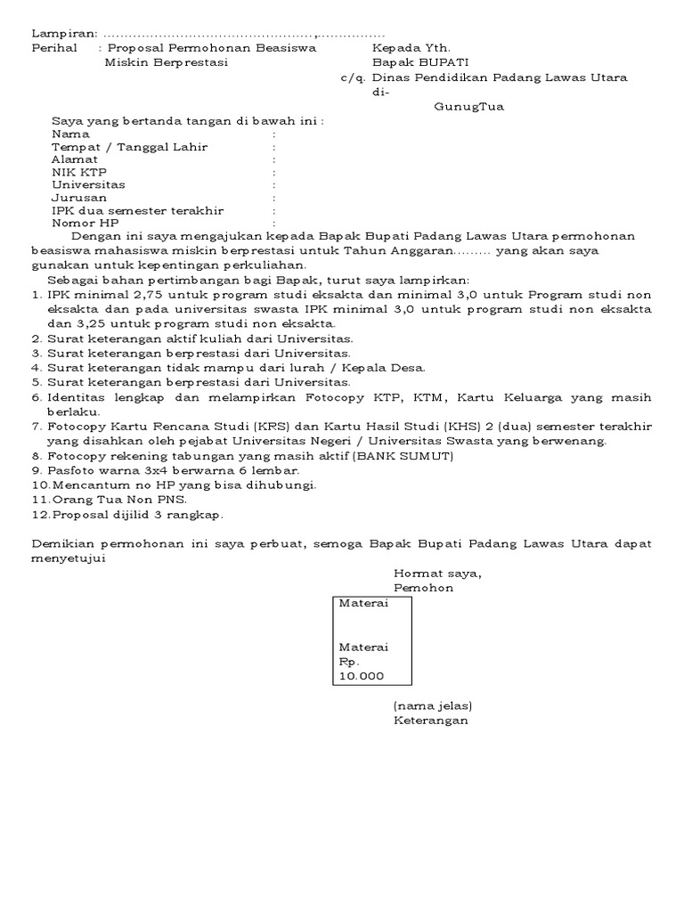 Lampiran Bansos 2023 | PDF