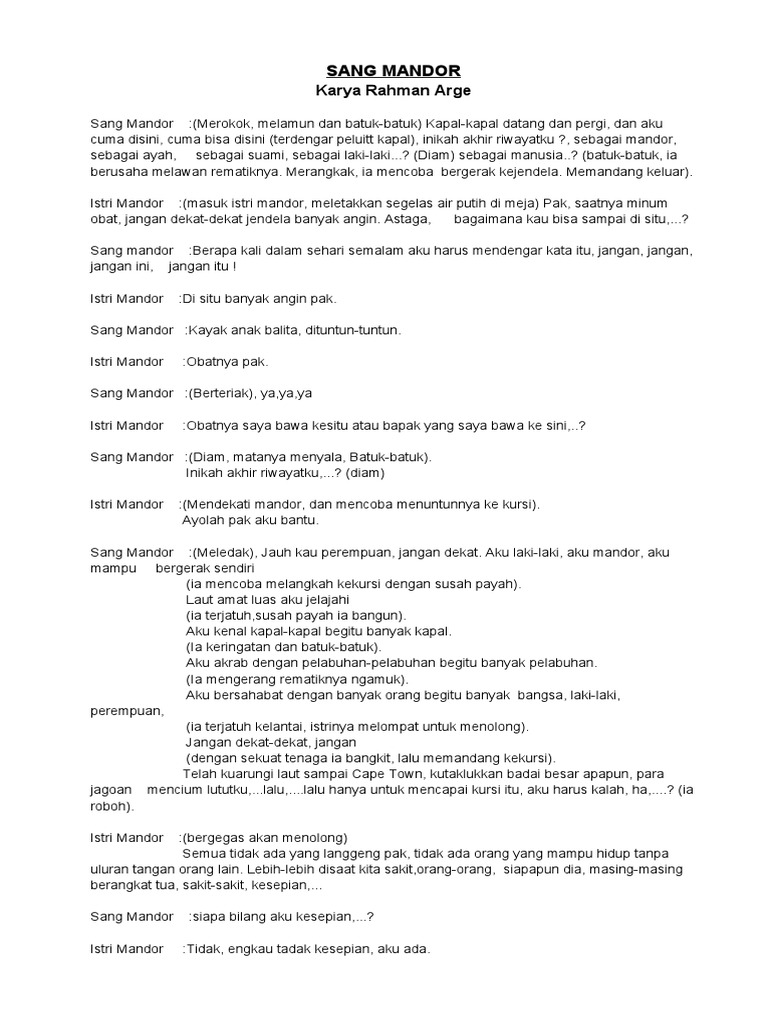 Sang Mandor | PDF