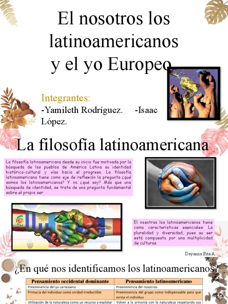 El Nosotros Los Latinoamericanos y El Yo Europeo. | PDF