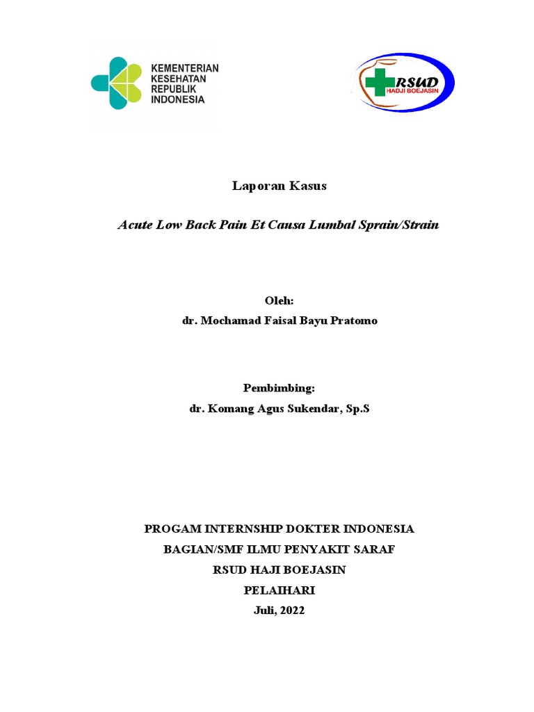 Laporan Kasus Neurologi RSHB | PDF