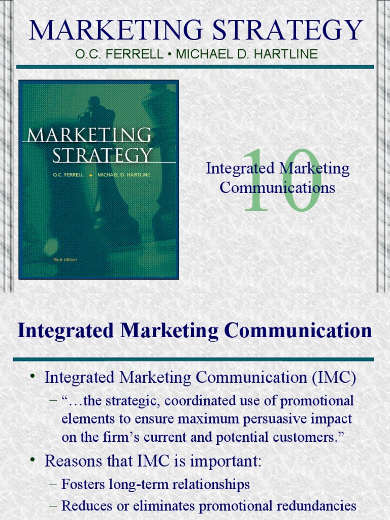 Ferrell Hartline CH10-ed | PDF | Sales | Marketing Communications