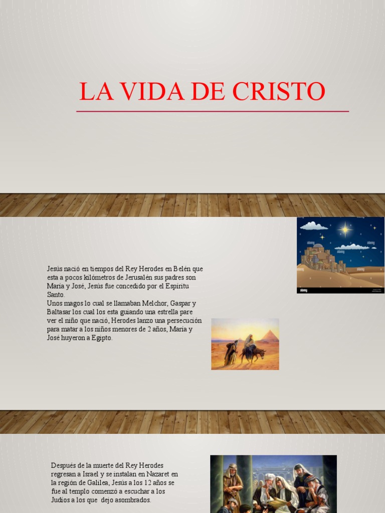 La Vida de Cristo | PDF | Jesús | María, madre de Jesús