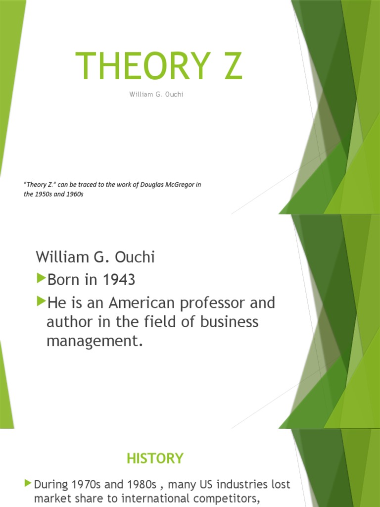 Theory Z | PDF