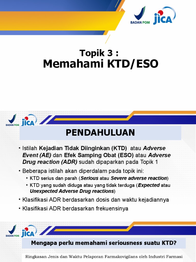 Materi Memahami KTD ESO | PDF