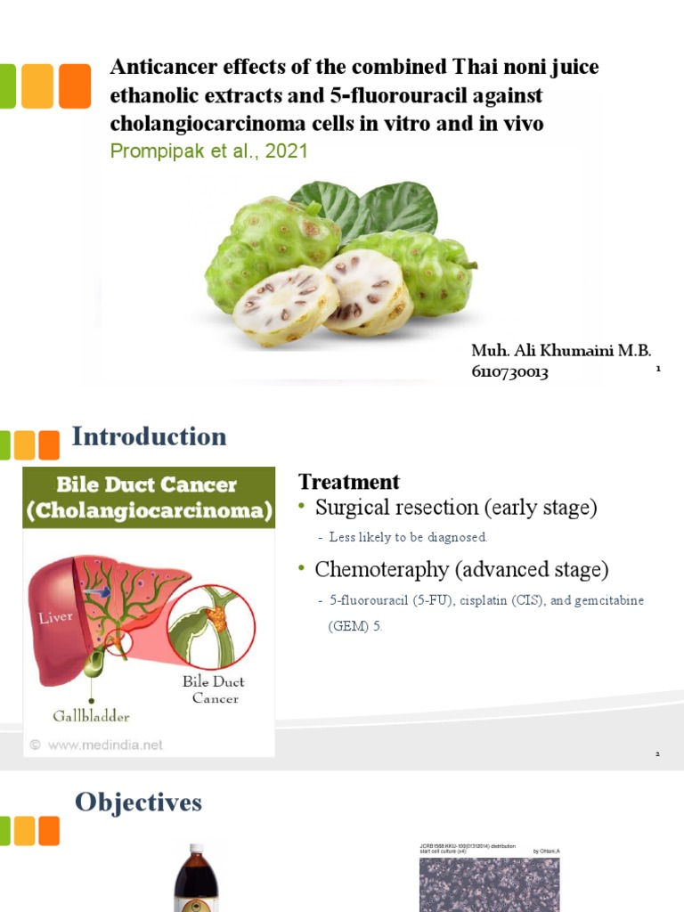 Anticancer Effects of The Combined Thai Noni Juice | PDF | Clinical ...