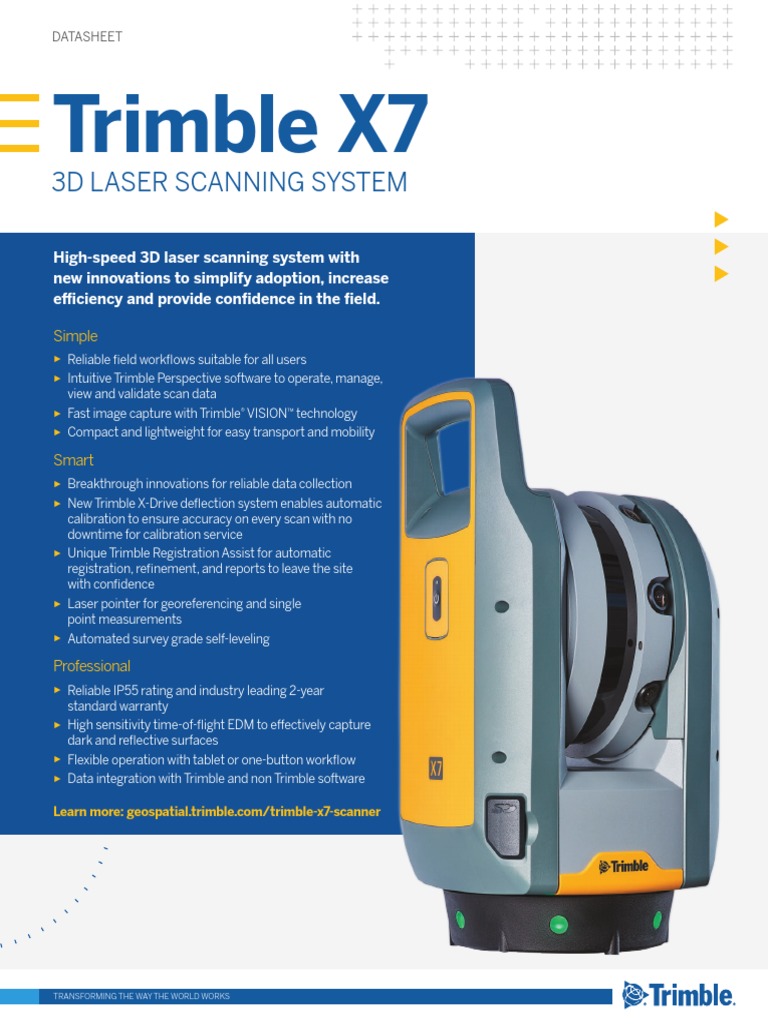 Trimble X7 | PDF | Pixel | High Dynamic Range Imaging