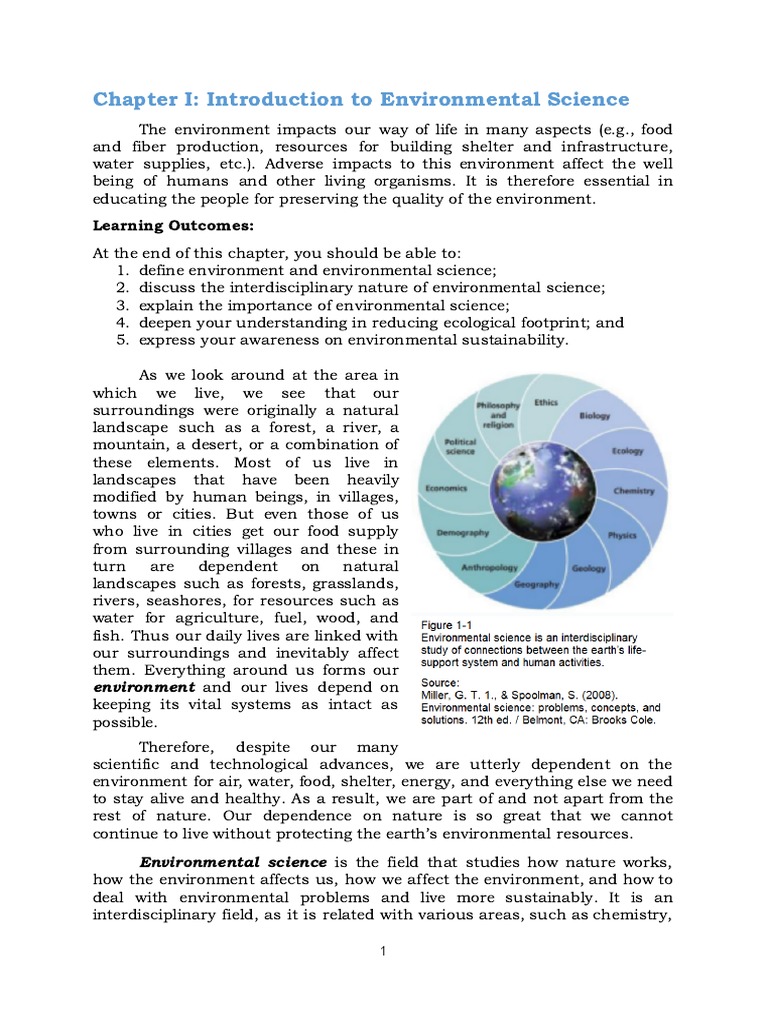 Chapter 1 and 2 Environmental Science | PDF | Food Web | Predation