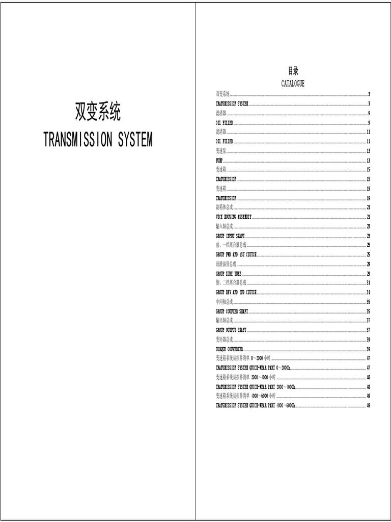 Transmission Parts Book | PDF