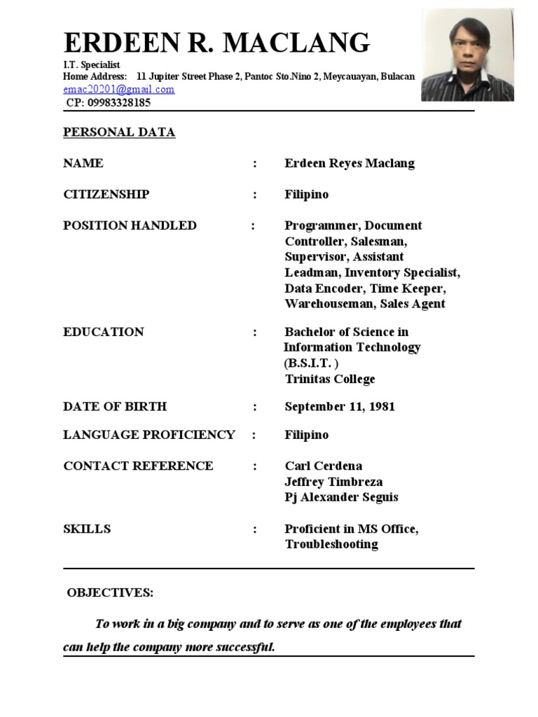 JORA Erdeenmaclang Resume 20230823 | PDF
