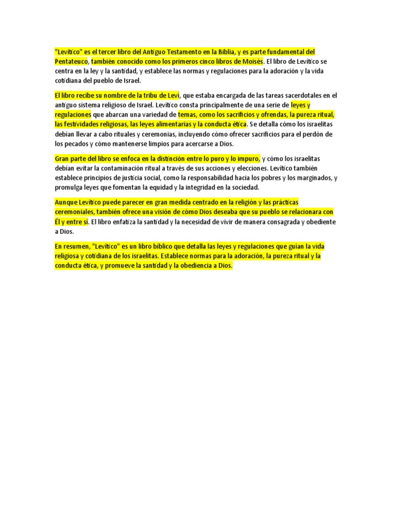 Levítico Pdf