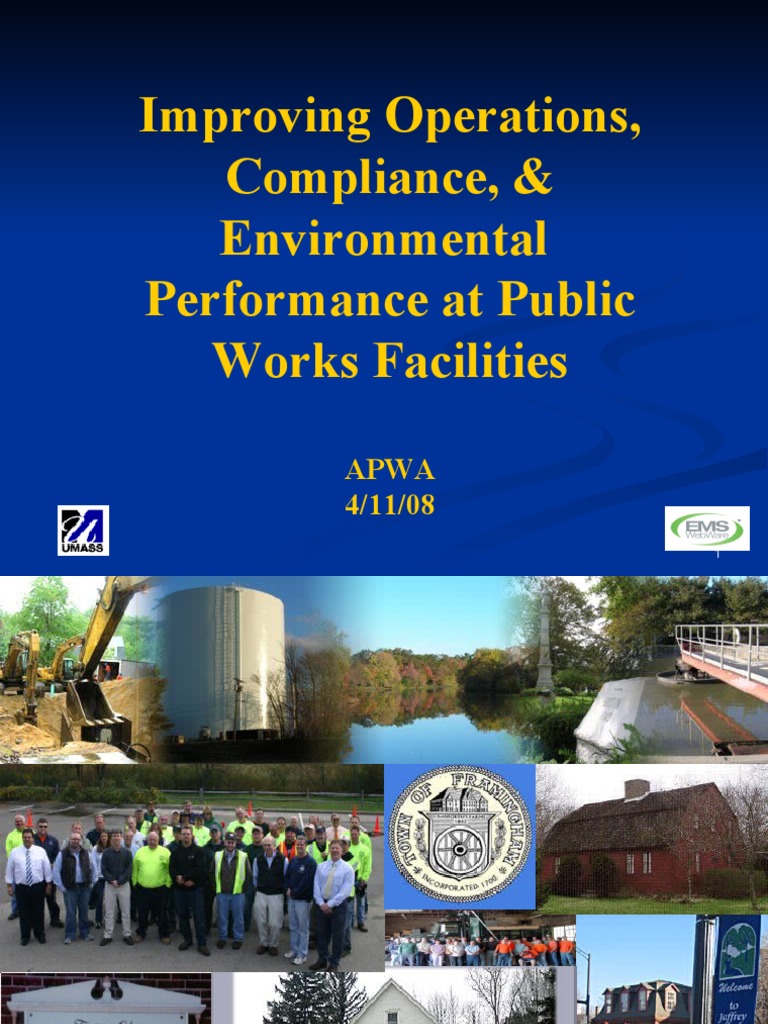APWA UMASS EMS Presentation | PDF