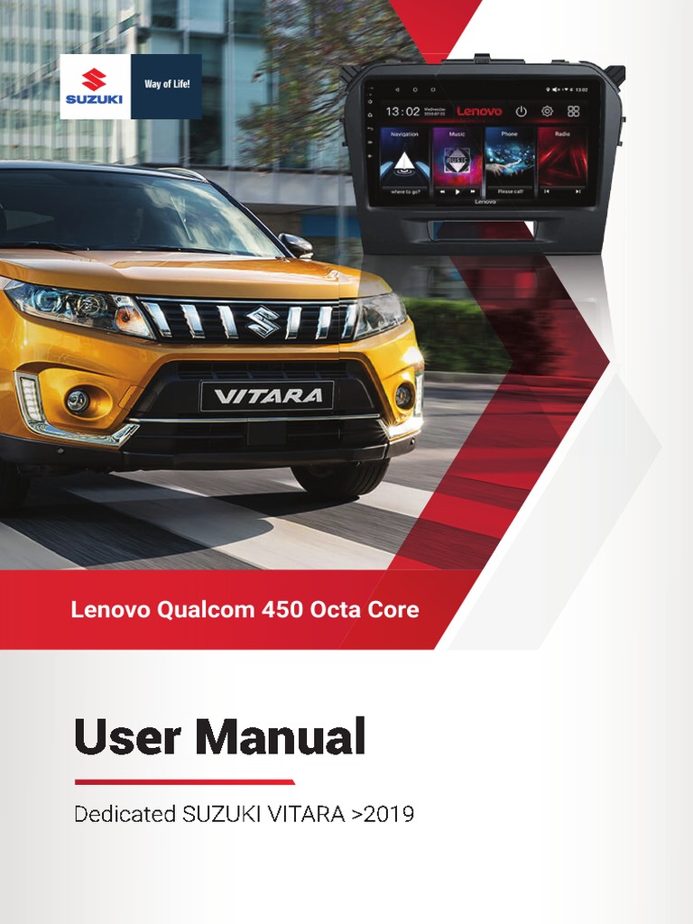 Manual de Utilizare Suzuki Vitara - Navigatie Lenovo - Proiect EN | PDF