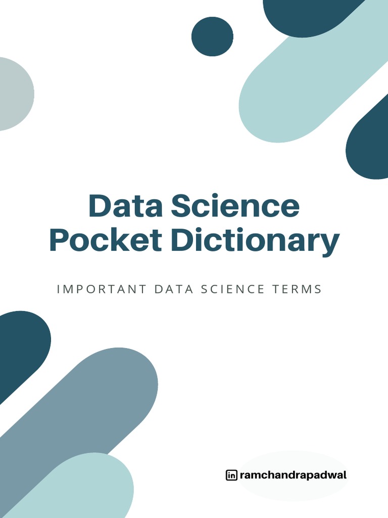 Essential Data Science Terms Dictionary | PDF | Machine Learning ...