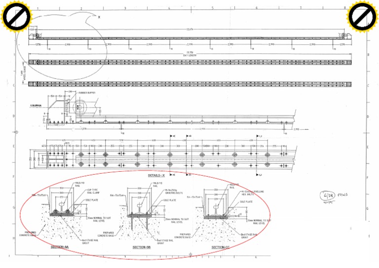 Rail Grouting Details | PDF