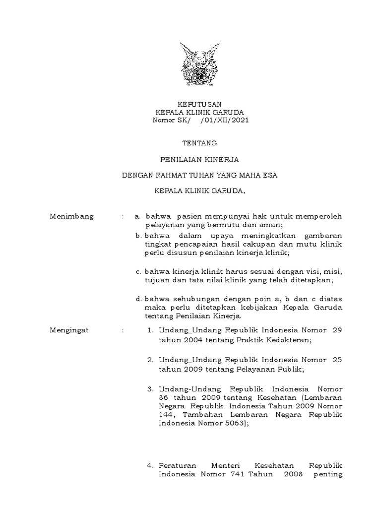 TKK 2 EP 3.1 SK Dan SPO Penilaian Kinerja KG | PDF | Bisnis