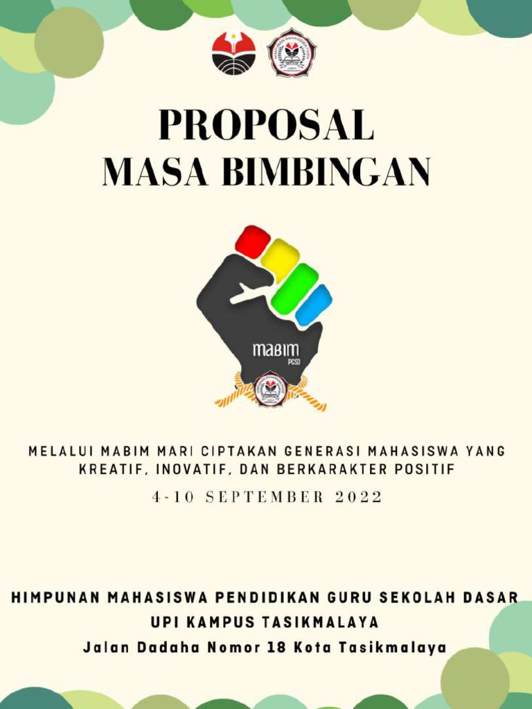 MABIM PGSD 2022: Bimbingan Mahasiswa Baru | PDF