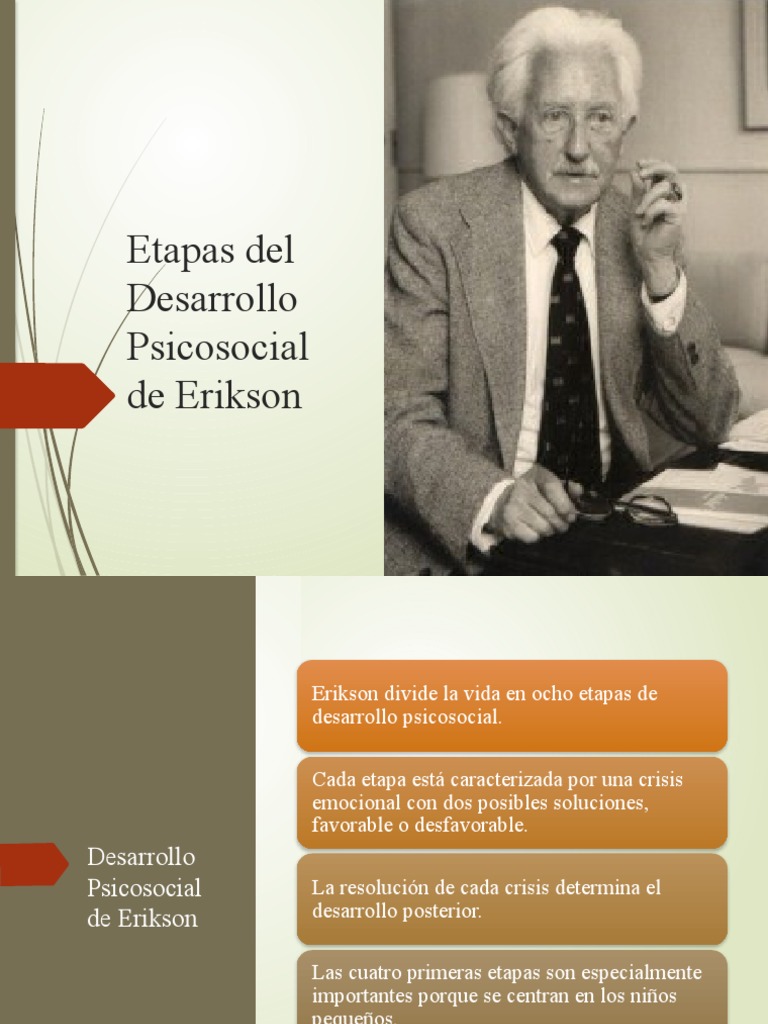 Etapas Del Desarrollo Psicosocial de Erikson | PDF | Adultos | Ciencias del comportamiento