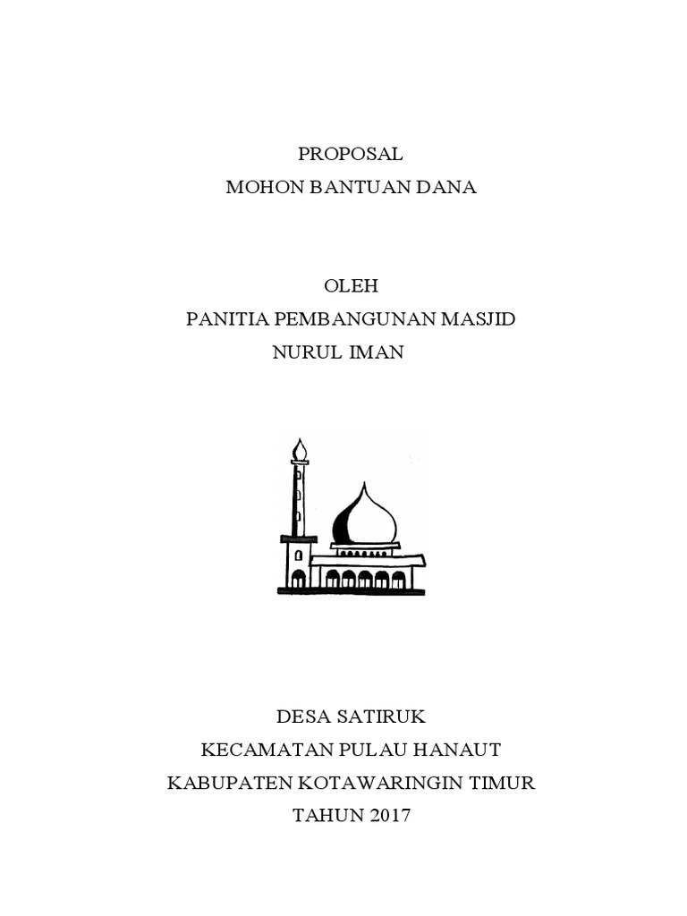PROPOSAL Masjid | PDF