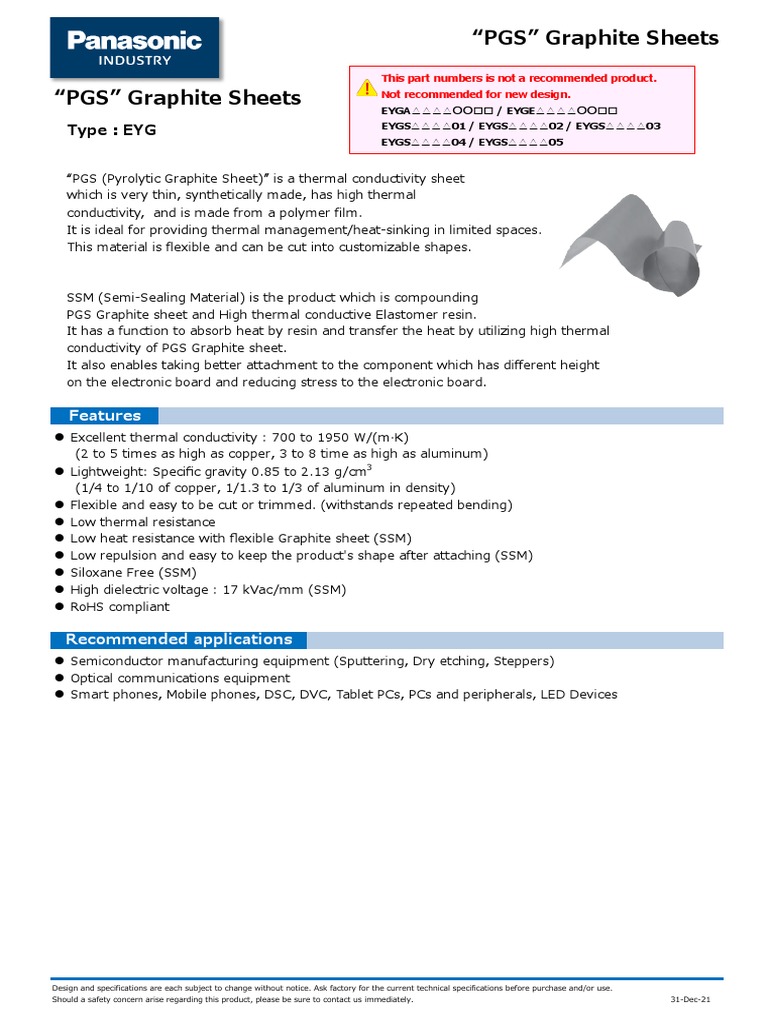 PGS Data Sheet | PDF | Electrical Resistivity And Conductivity ...