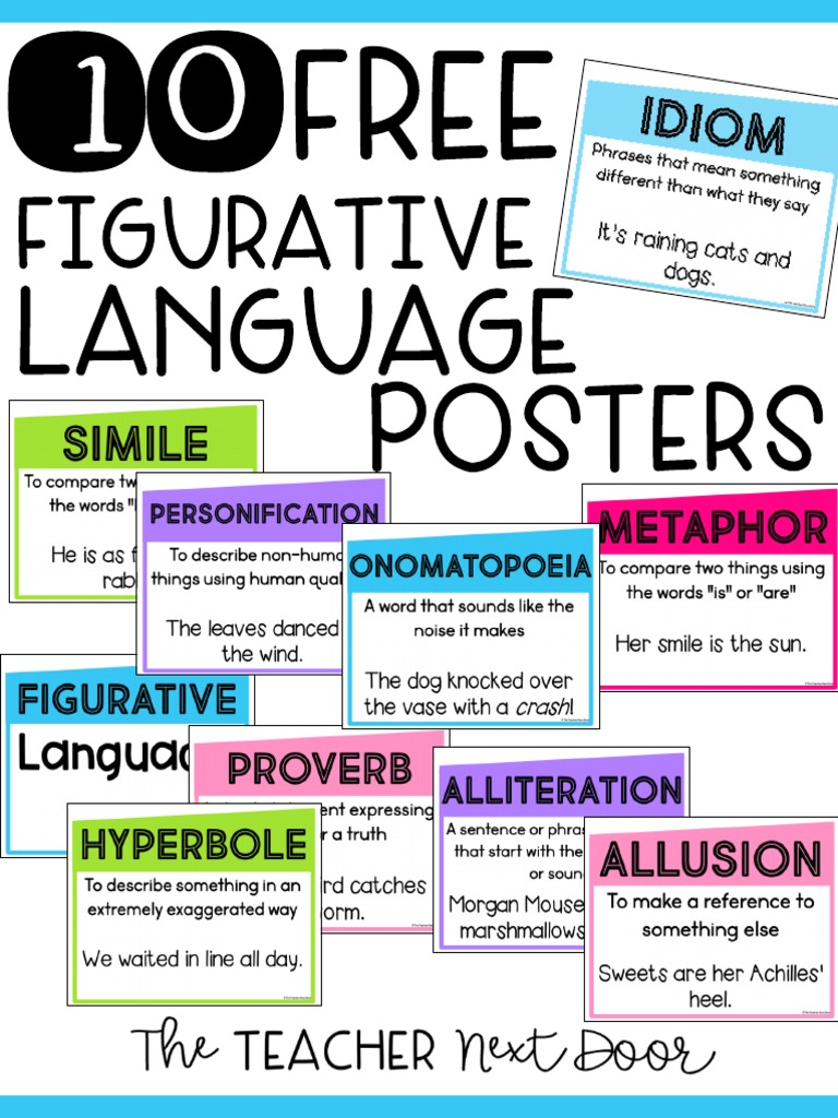 Figurative: Language Posters | PDF