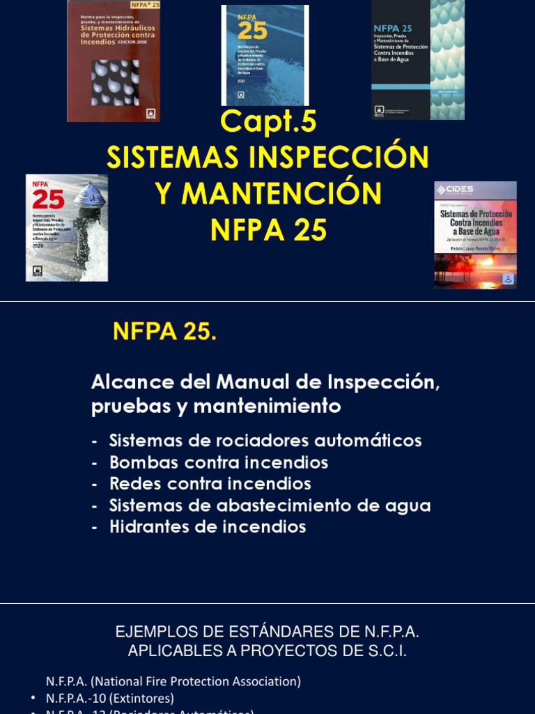 4836 - PPT - PDF - CAP 5 NFPA 25-Nov22 | PDF
