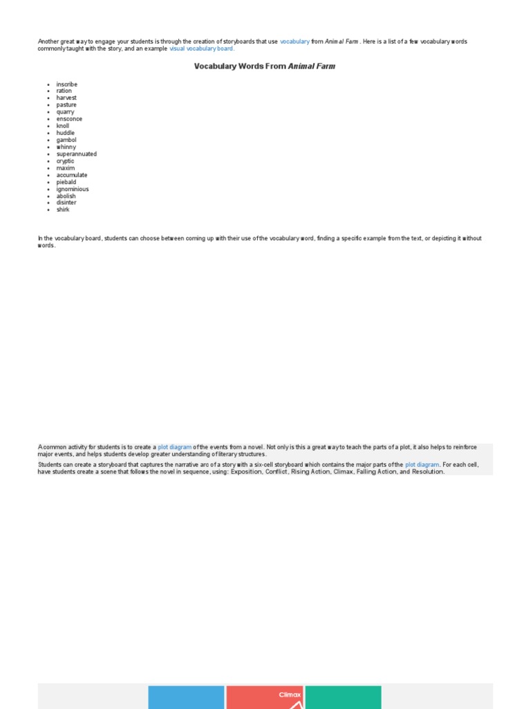 Animal Farm Novel | PDF