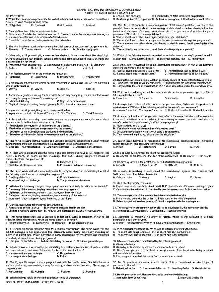 Post Test | PDF