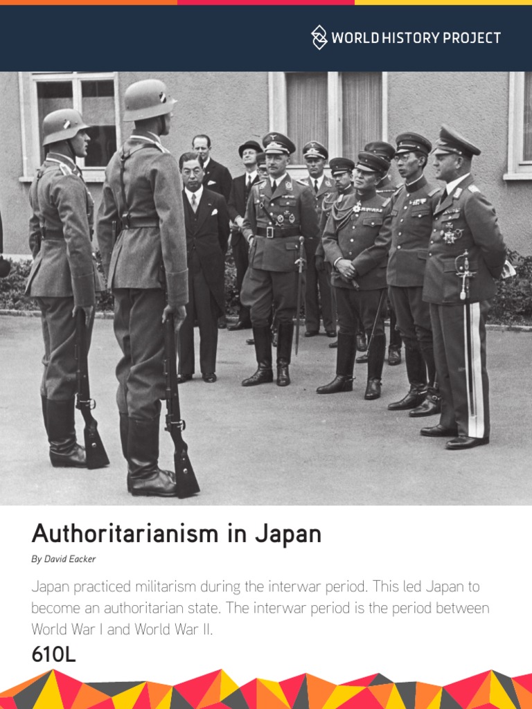 WHP-1750 7-2-7 Read - Authoritarianism in Japan - 610L | PDF | Empire ...