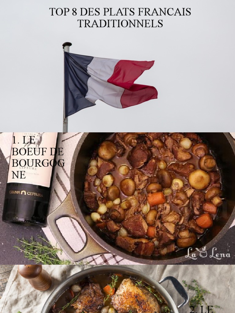 TOP 8 DES PLATS FRANCAIS TRADITIONNELS | PDF