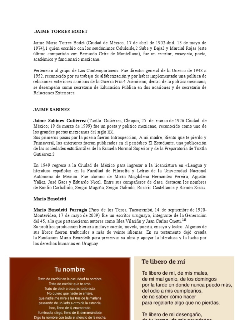 Jaime Torres Bodet | PDF