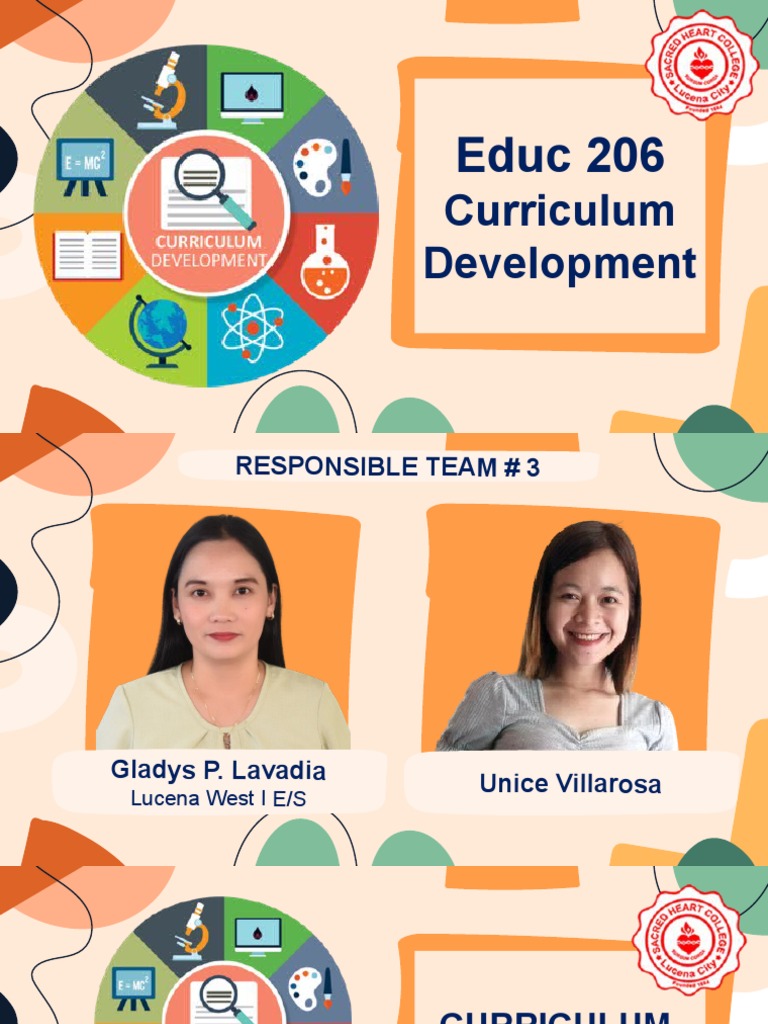Educ 206 - RT 3 - Curriculum Development - 3 Models | PDF | Self ...