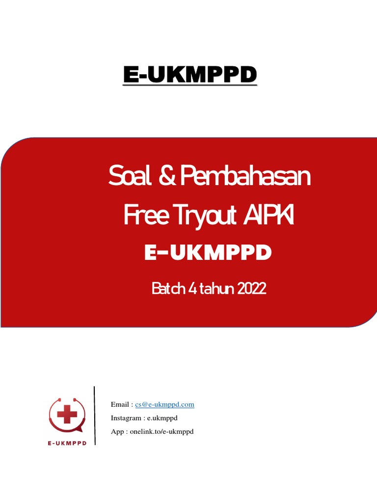 Soal & Pembahasan Tryout AIPKI 2022 | PDF | Kesehatan Holistik | Sains ...