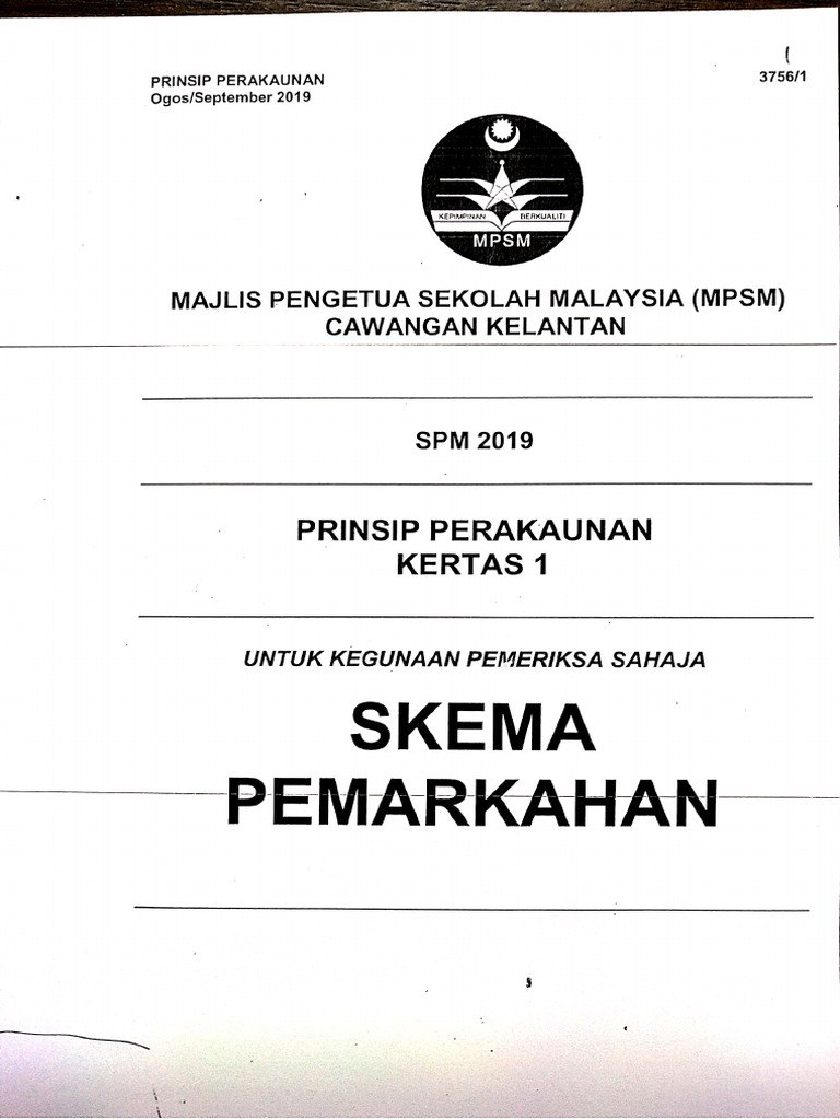 Kelantan - Trial SPM 2019 - Jawapan | PDF