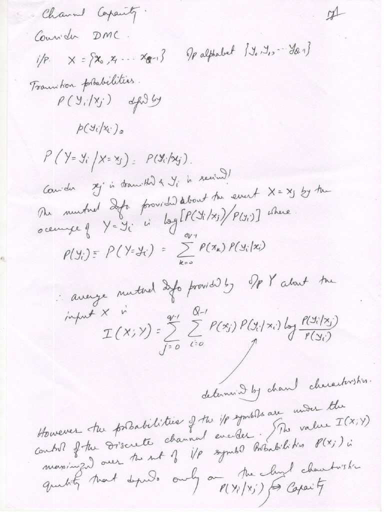 Mimo 012 Channel - Capacity | PDF