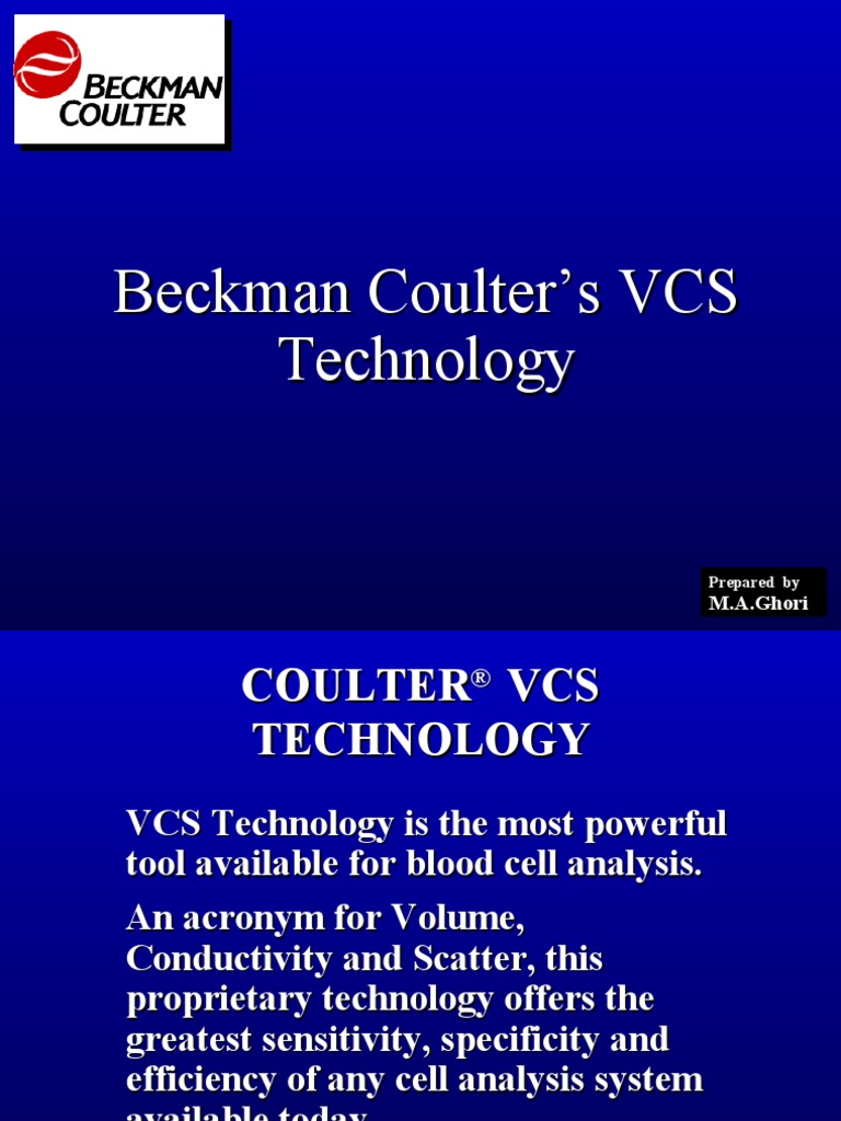 Beckman Coulter's VCS - 02 | PDF