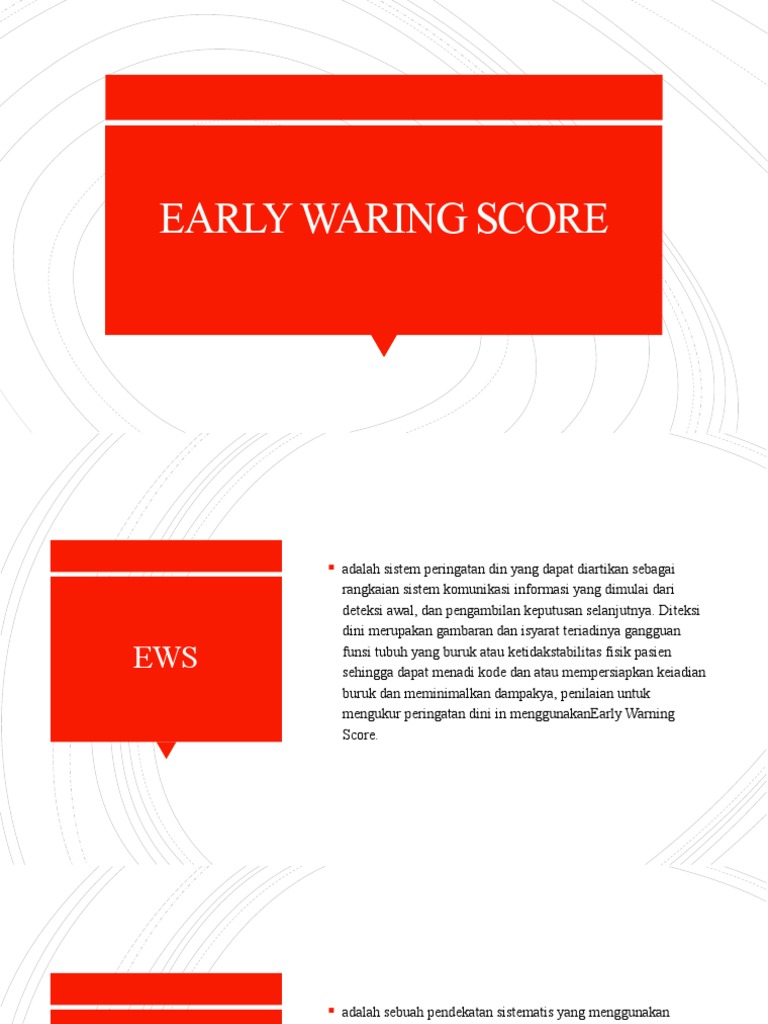 Sistem Peringatan Dini Kesehatan EWS dan PEWS | PDF