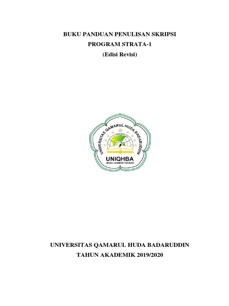 BUKU PANDUAN PENULISAN SKRIPSI revisi 2022 | PDF