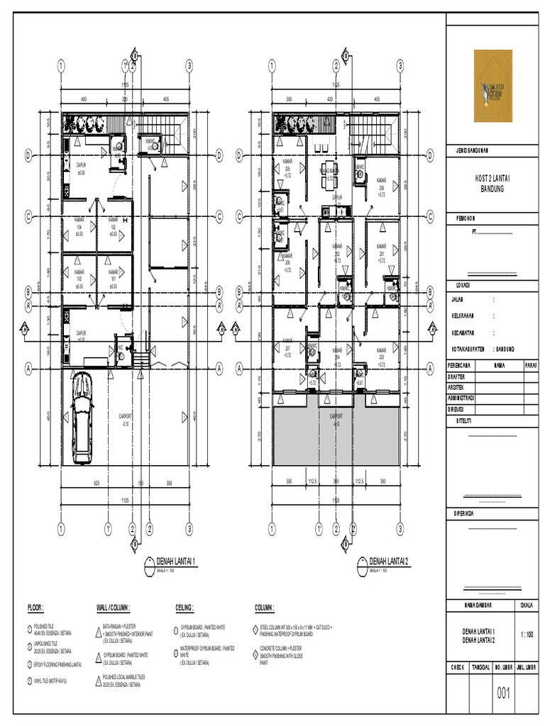 Denah Rev2 | PDF | Building Engineering | Architectural Design