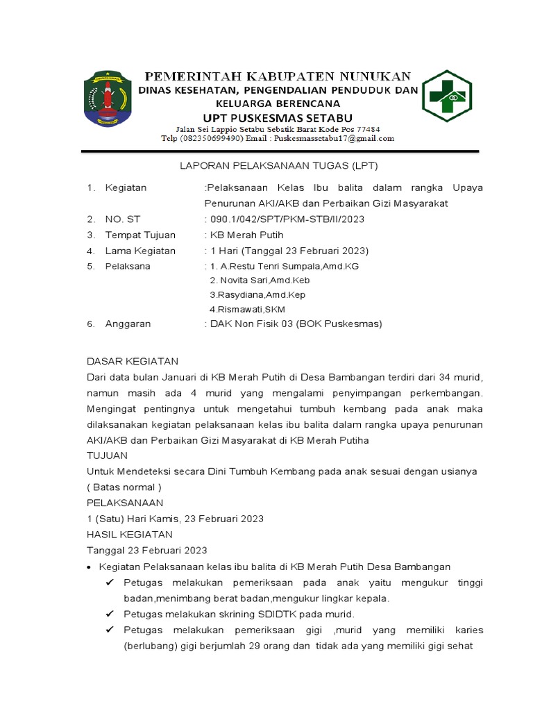 LPT DDTK Paud Novi 23 Feb | PDF | Pengembangan Diri | Sains & Matematika