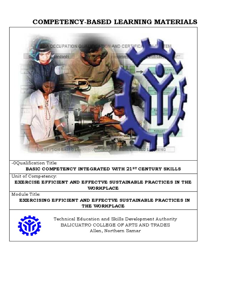 UC 8 Exercise Efficient and Effective Sustainable Practices in The ...