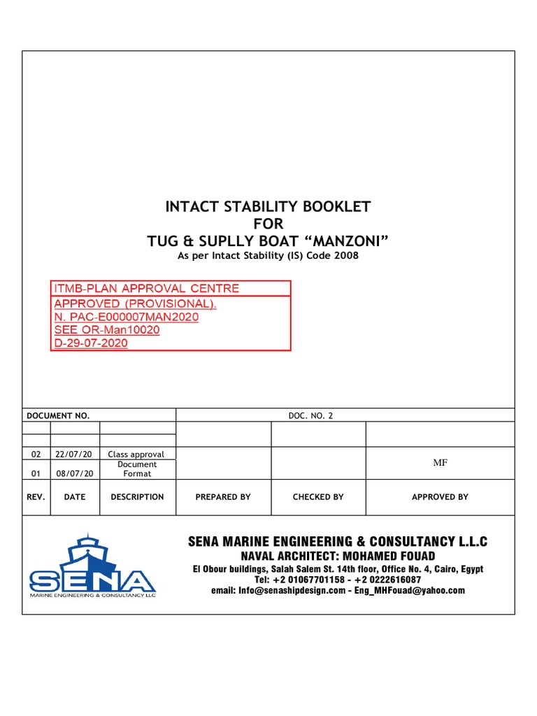 Intact Stability | PDF